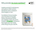 convenient 30 tablet multivitamin pack