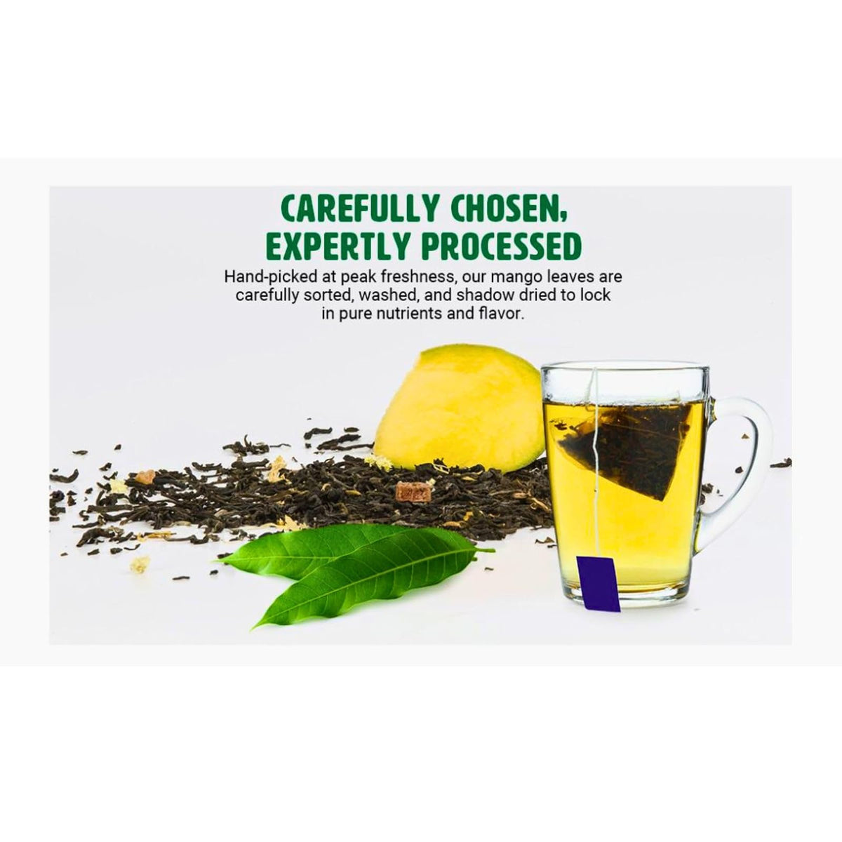 Convenient 30 tea bags for daily use