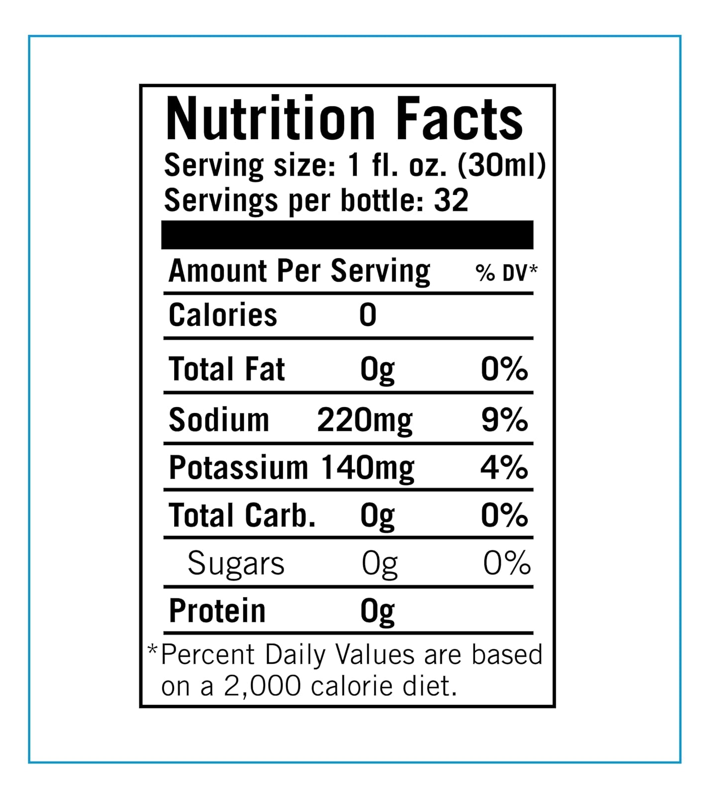 Convenient 32 oz electrolyte solution