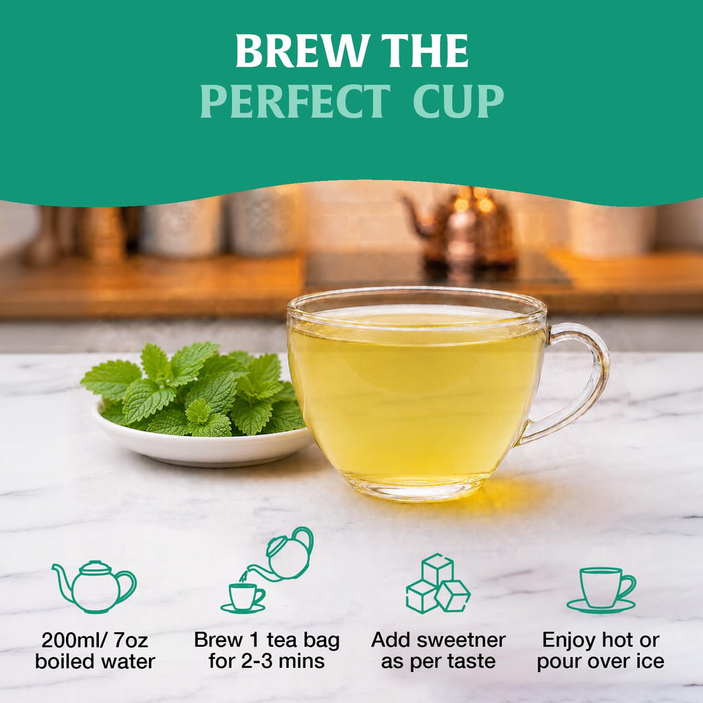 convenient 40 tea bags packaging