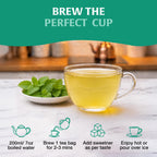 convenient 40 tea bags packaging