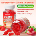 Convenient 400 mg Vitamin B2 gummies