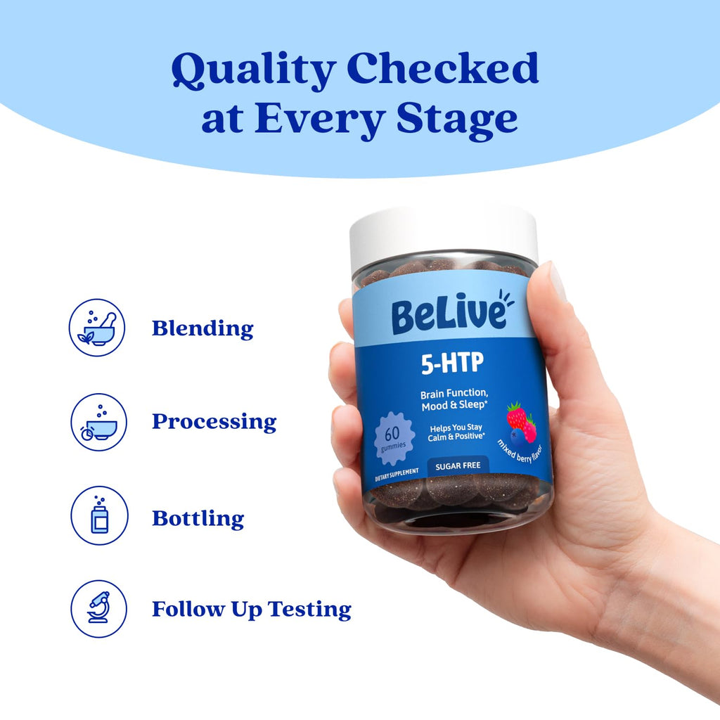 Convenient 5-HTP gummies for on-the-go