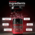 Convenient 5g creatine serving in gummies