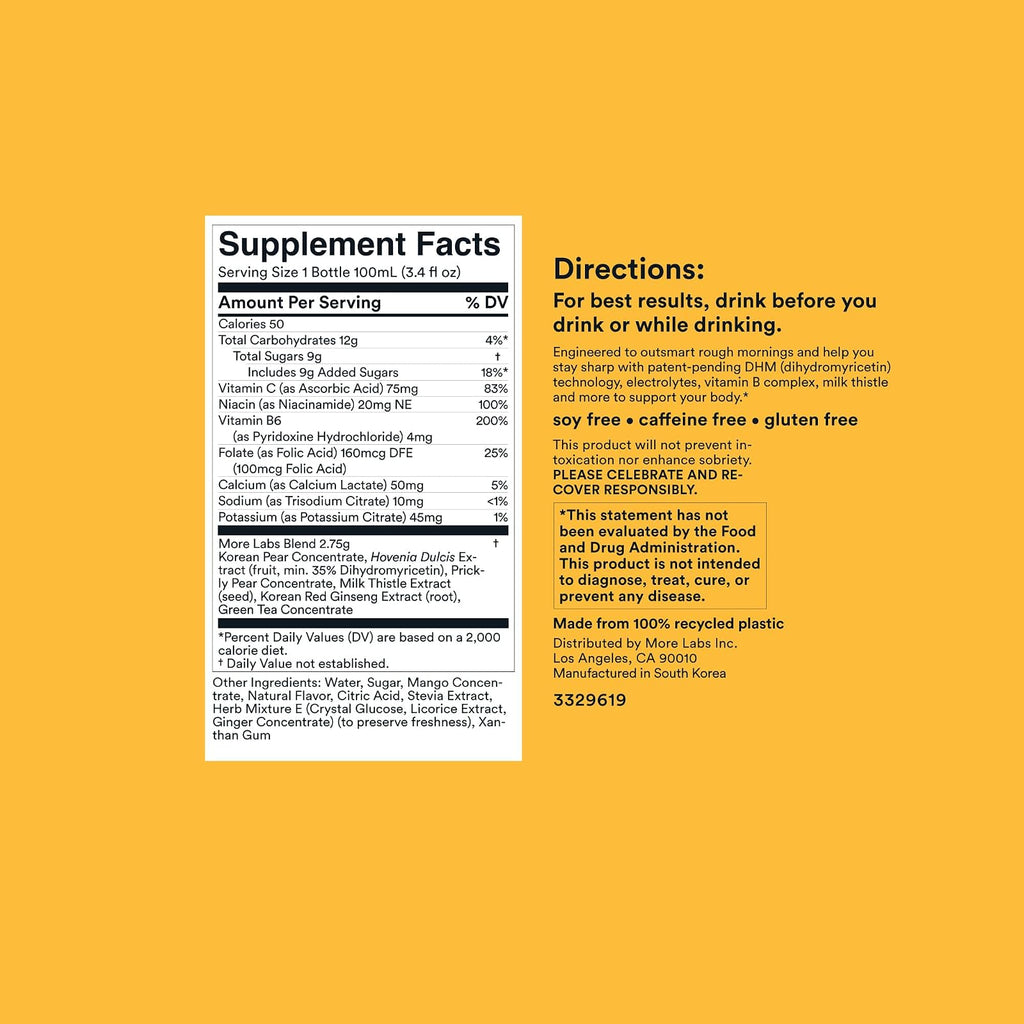 Convenient 6 pack electrolyte solution