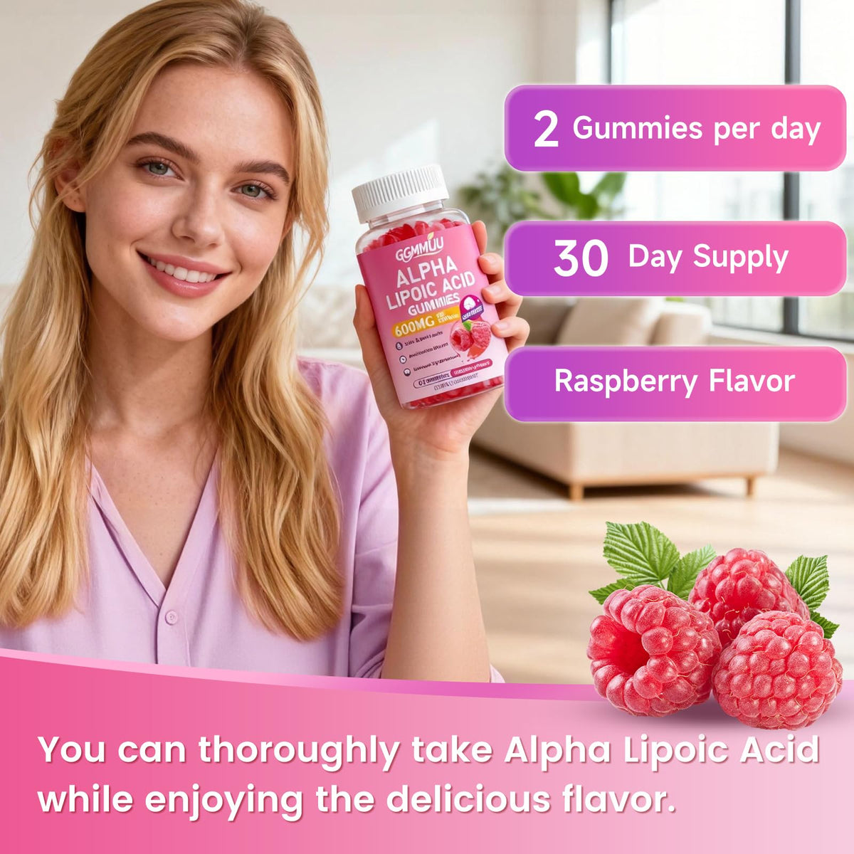 Convenient 60 count Alpha Lipoic Acid
