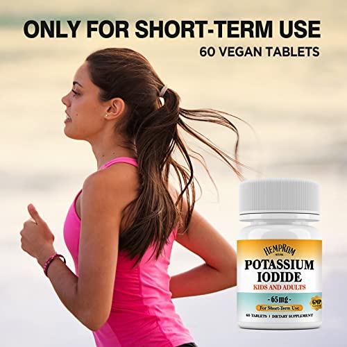 Convenient 60 count potassium tablets