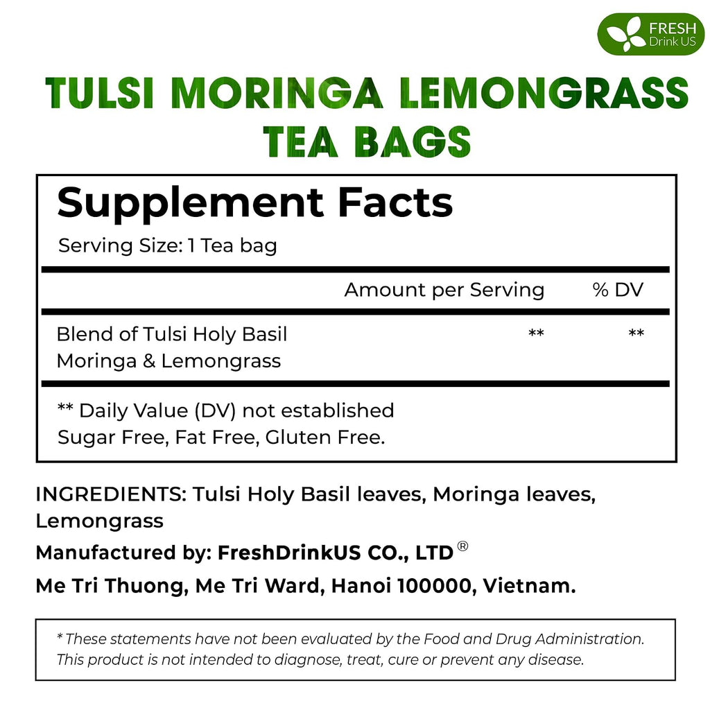 Convenient 75 tea bags packaging
