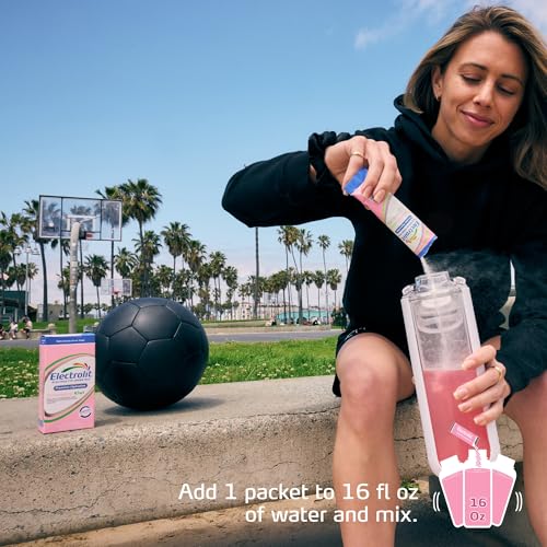 Convenient 8 pack electrolyte powder