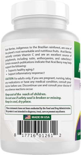Convenient acai berry capsules