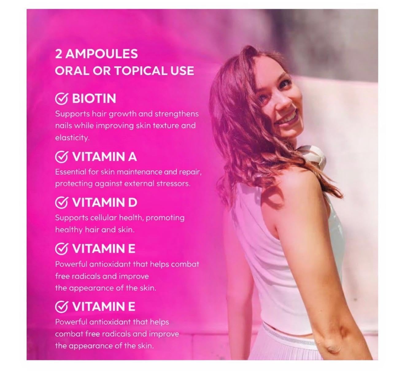 Convenient Adeforte Biotin daily dosage