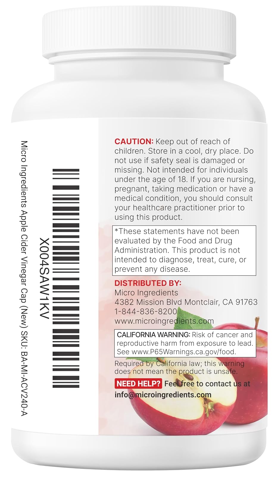 convenient apple cider vinegar capsules