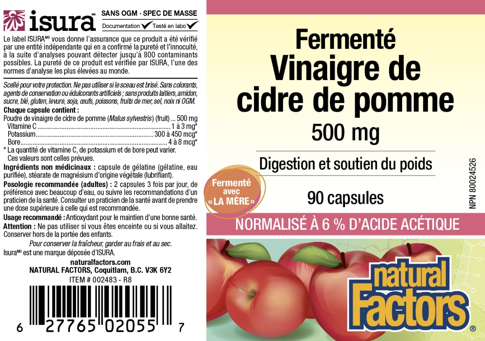 convenient apple cider vinegar daily dose