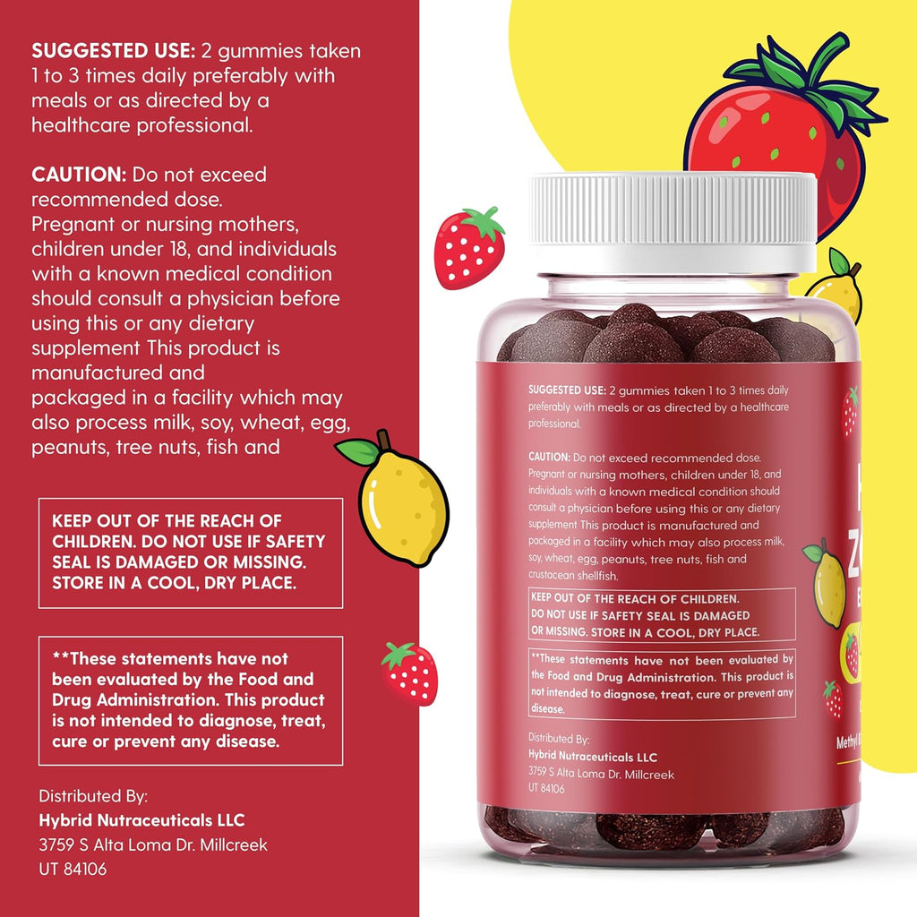 Convenient B12 gummy supplement