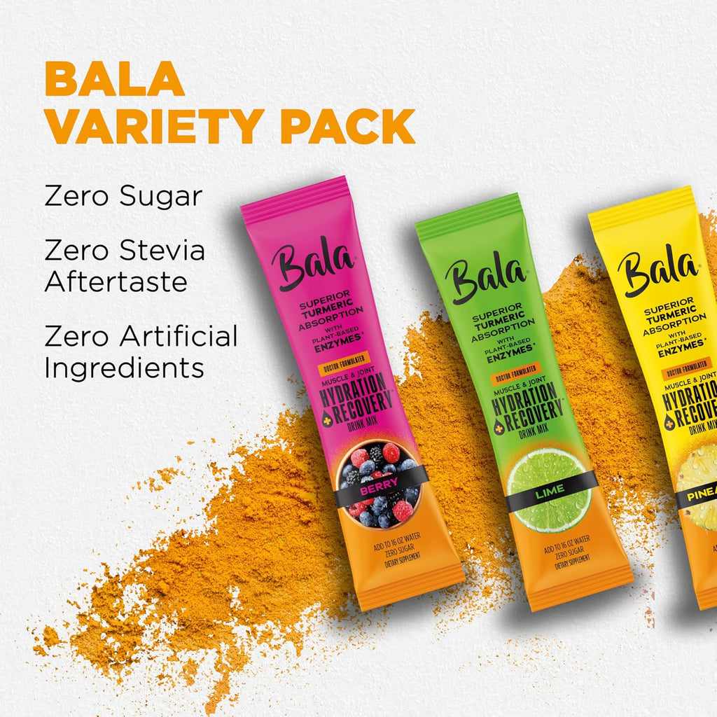 Convenient Bala electrolyte powder packets