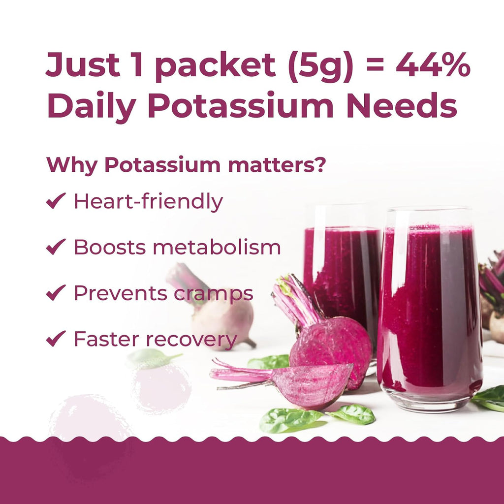 convenient beet root powder servings
