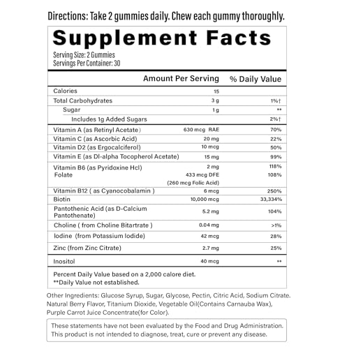 convenient biotin gummy vitamins