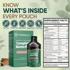 Convenient biotin pouches for on-the-go
