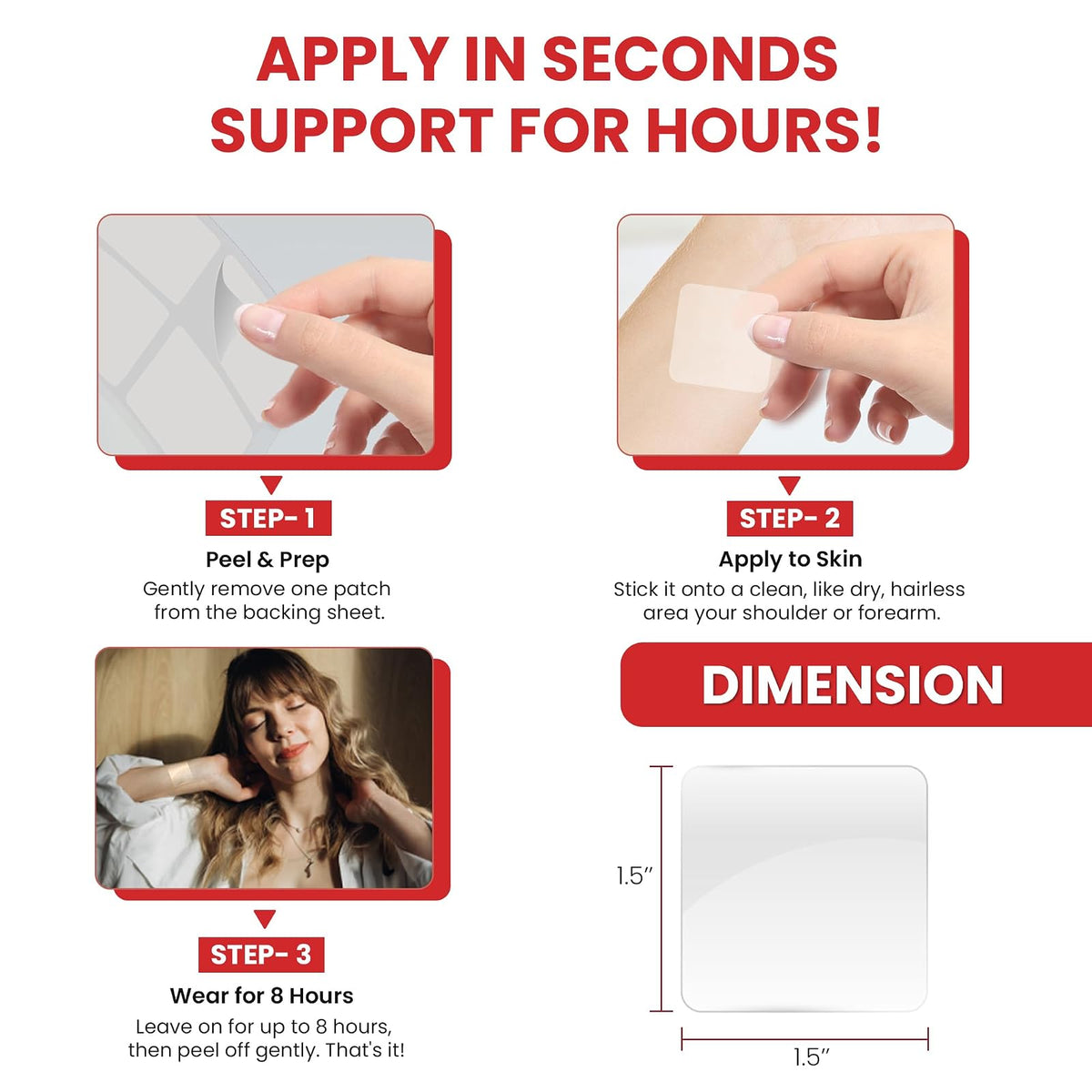 Convenient biotin skin application