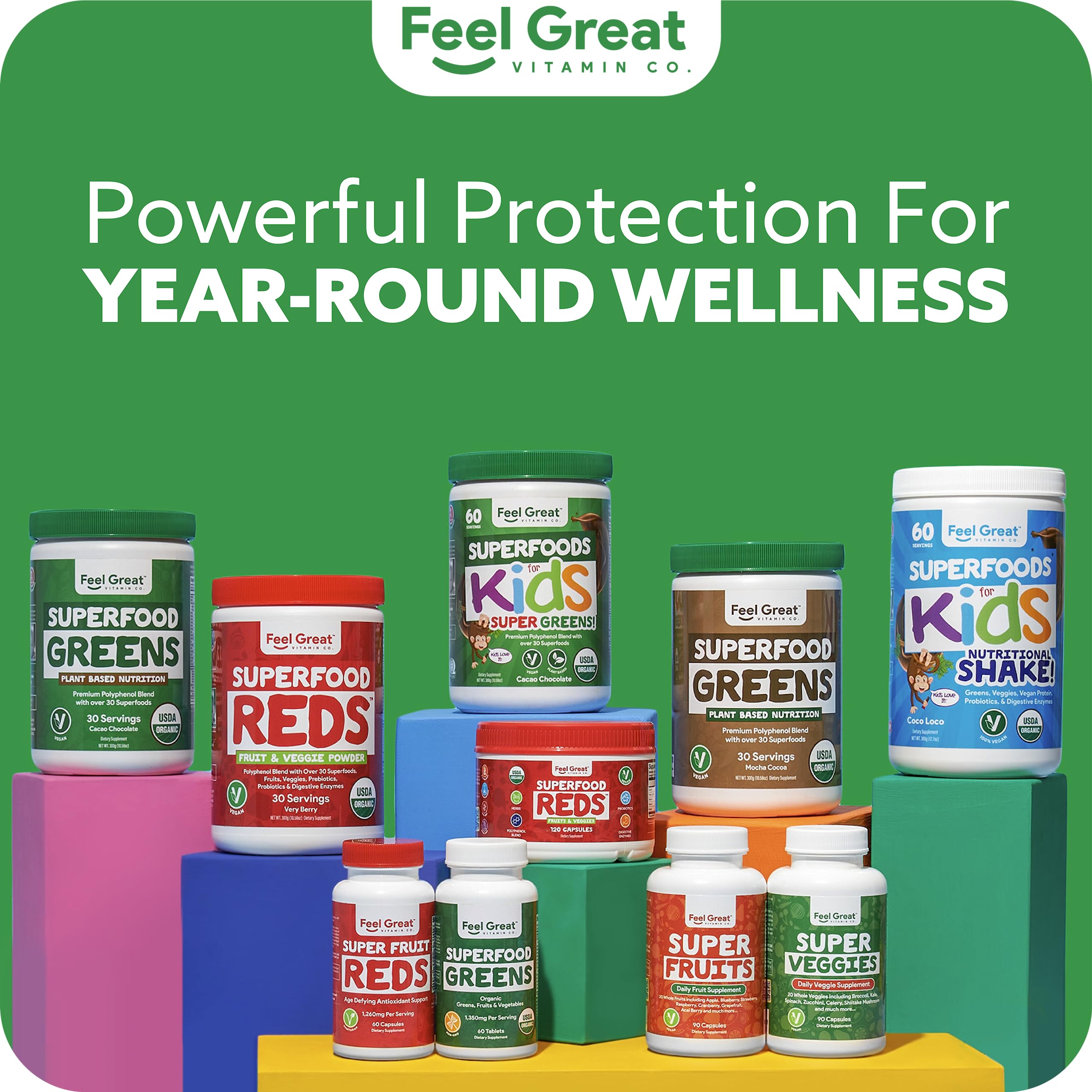 Convenient blended vitamin & mineral packets