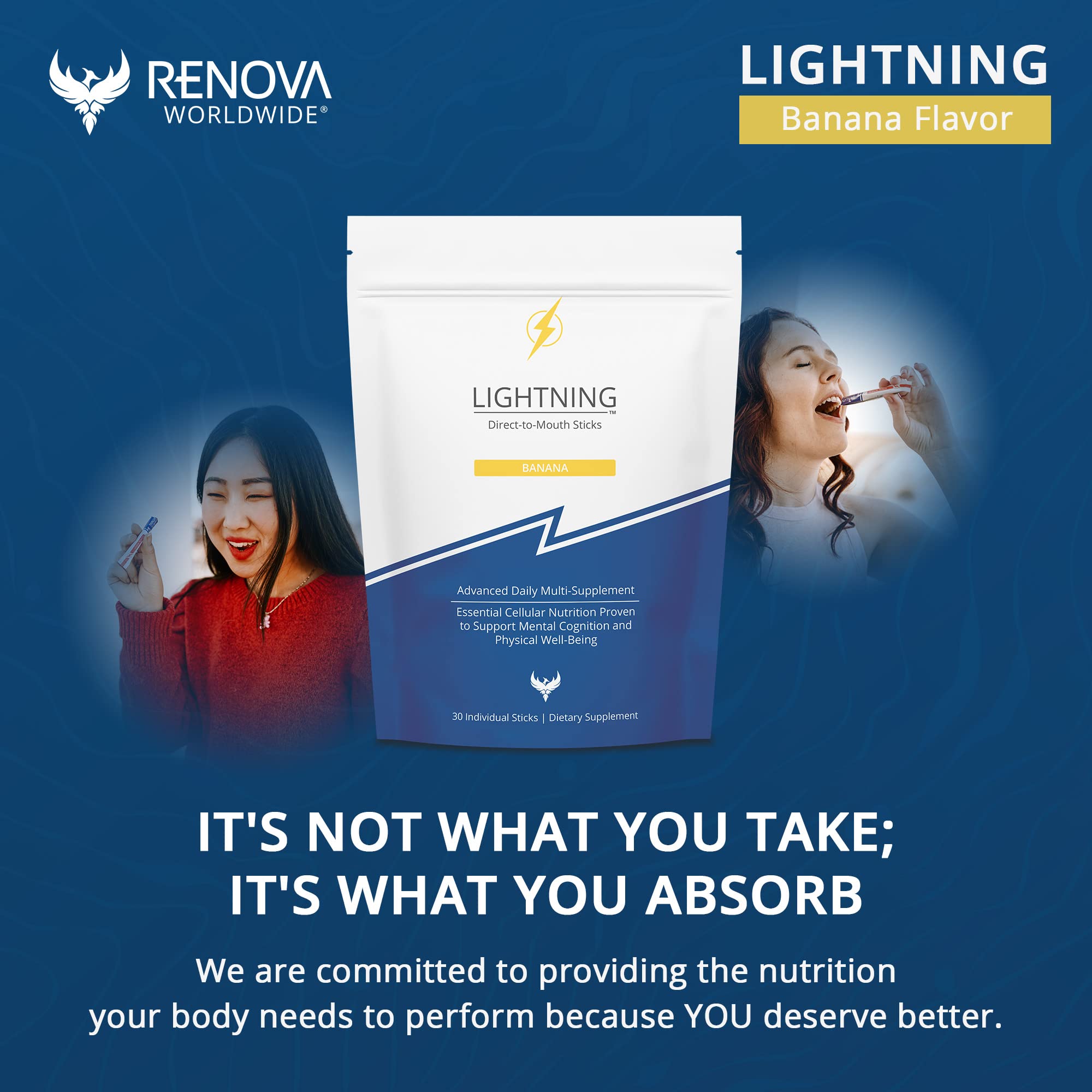 convenient blended vitamin packets