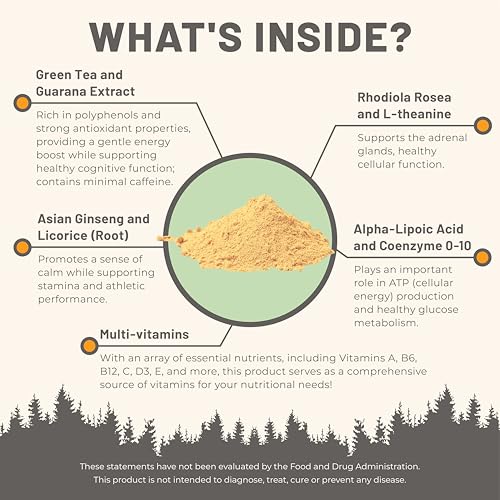 Convenient blended vitamin supplement powder