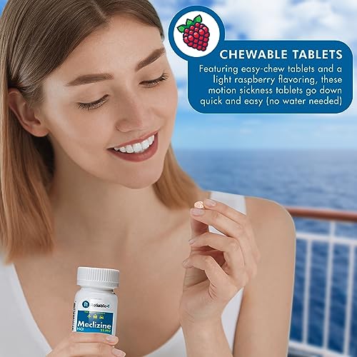 Convenient bottle of Meclizine tablets