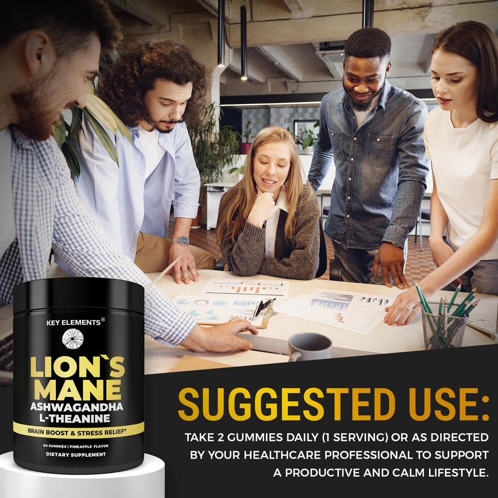 Convenient brain health gummies for daily use