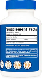 Convenient caffeine capsules for daily use