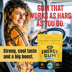 Convenient caffeine gum for focus