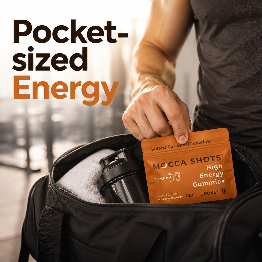 Convenient caffeine gummies for athletes