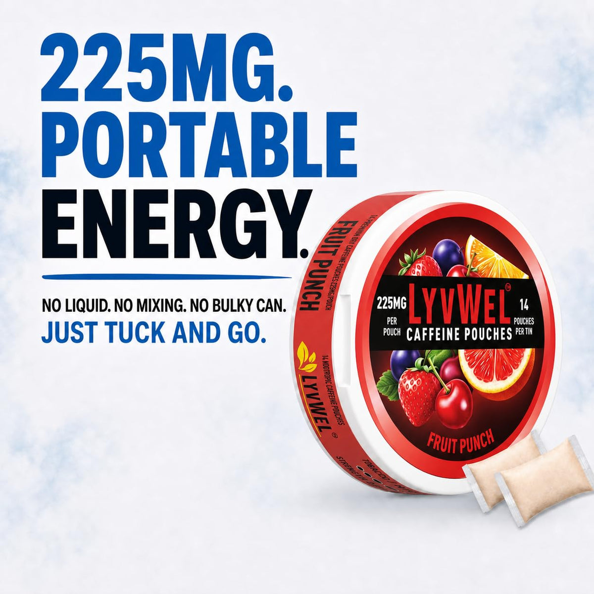 convenient caffeine pouches for athletes