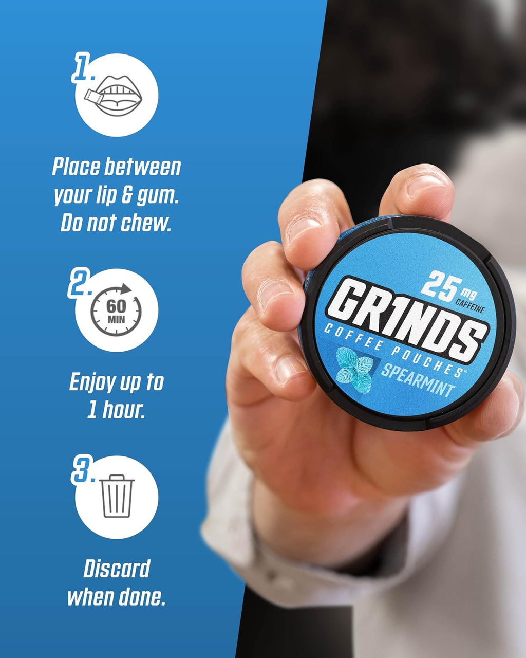 convenient caffeine pouches for workouts