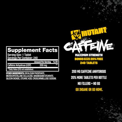 Convenient caffeine tablets for focus