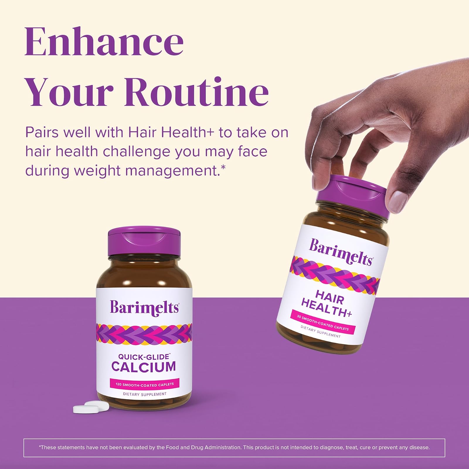 convenient calcium caplets for everyday use