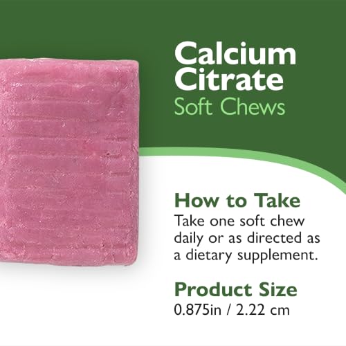 Convenient calcium chews for on-the-go