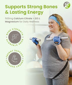 Convenient calcium gummies for on-the-go