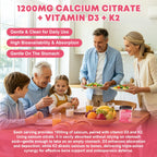 Convenient calcium supplement for adults
