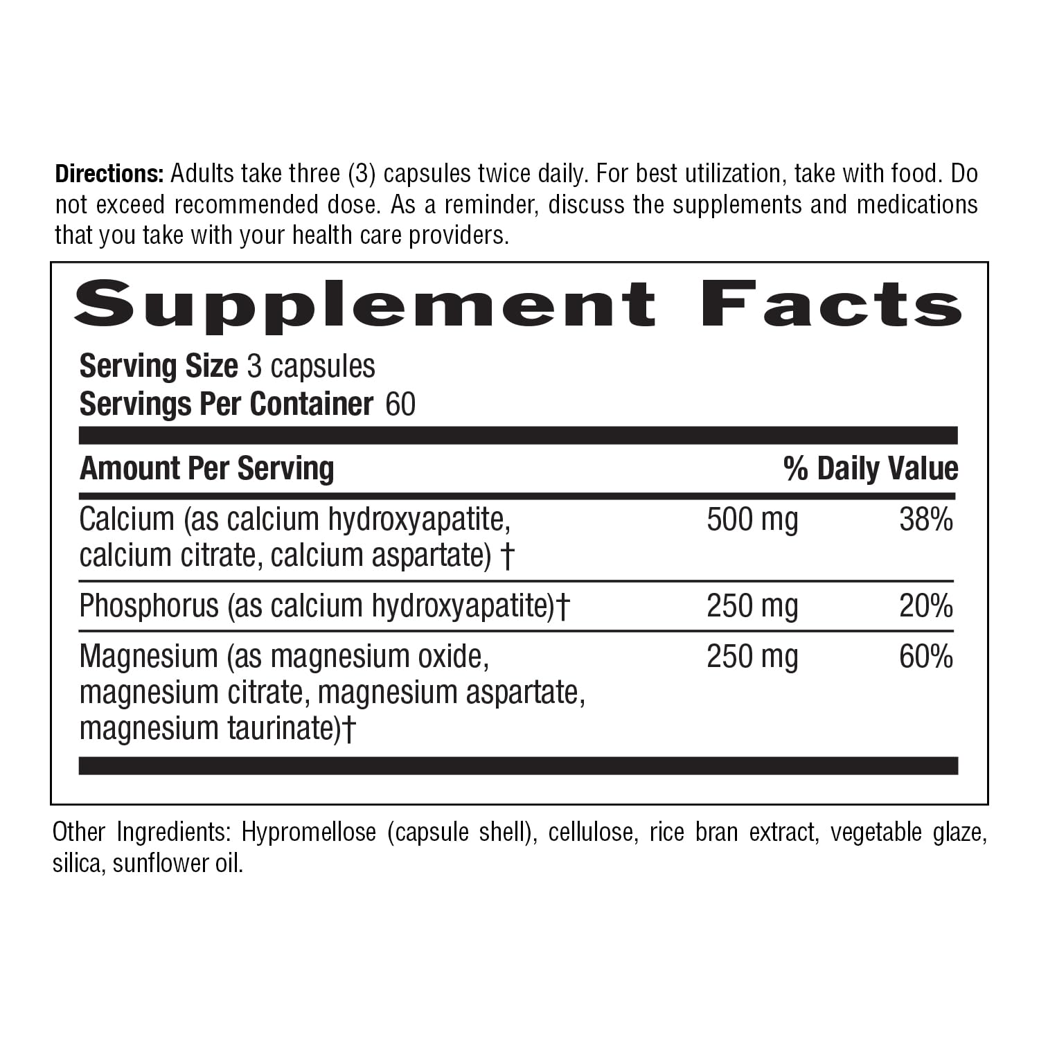 Convenient capsule form for easy intake