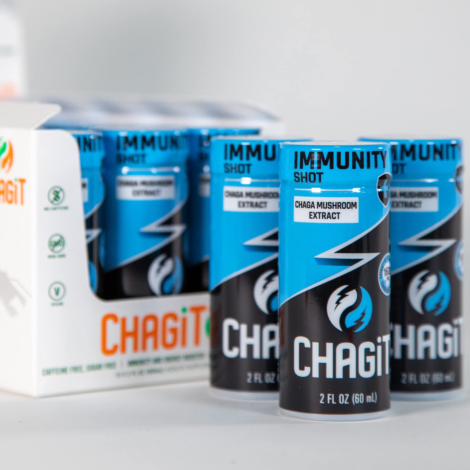 Convenient Chaga shots for wellness