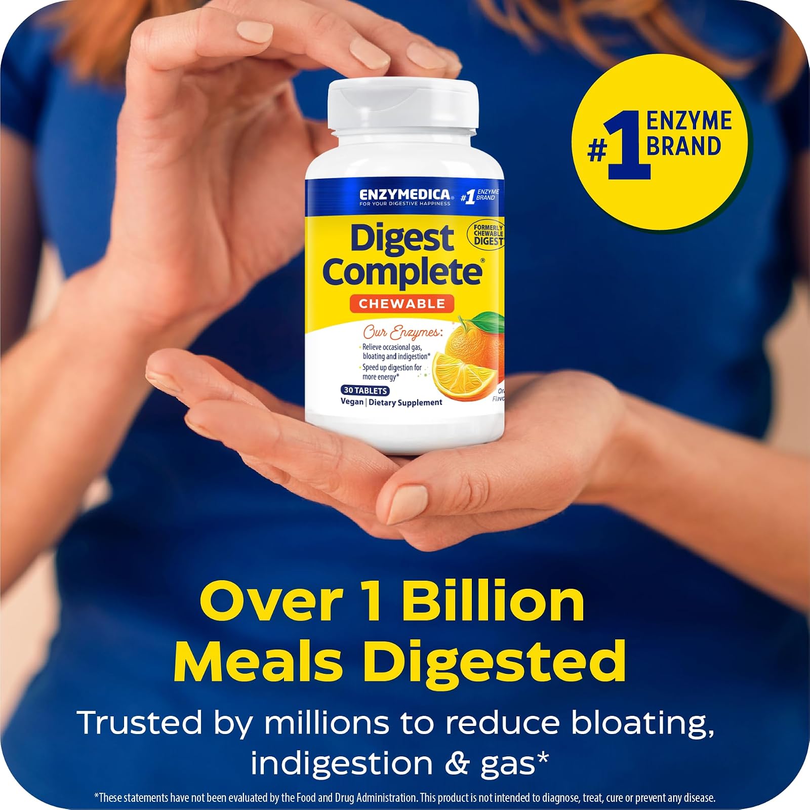 Convenient chewable digestive aid