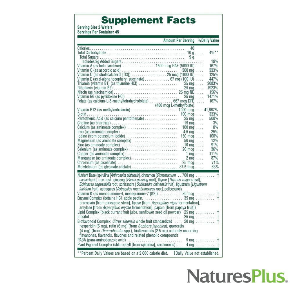 Convenient chewable vitamins for adults