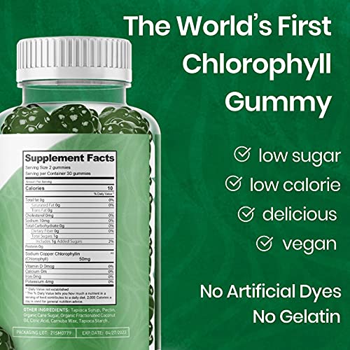 convenient chlorophyll boost in a gummy