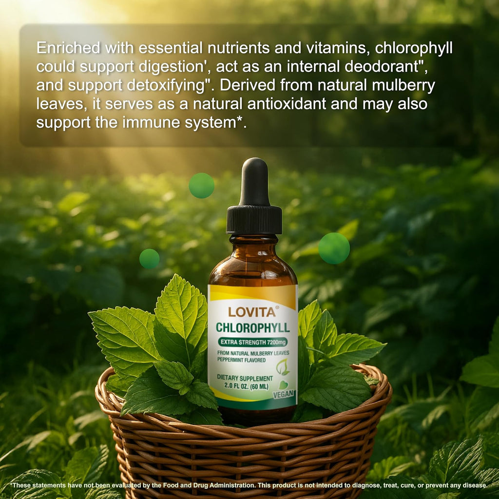 convenient chlorophyll drops for wellness