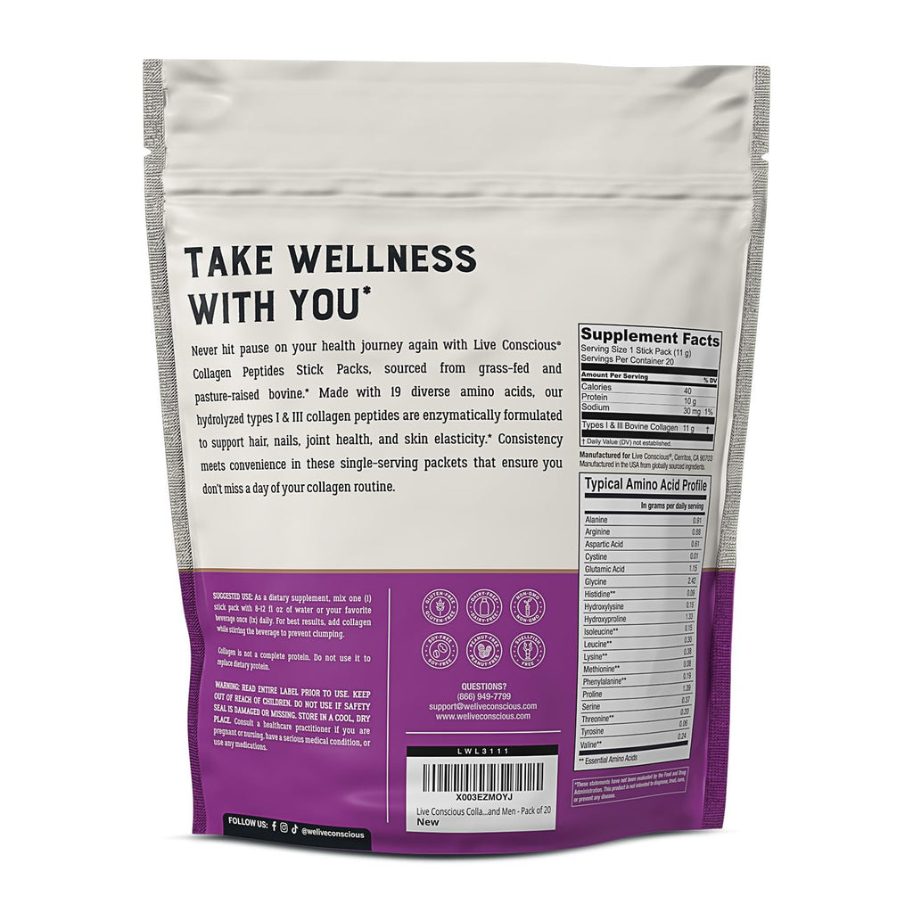 convenient collagen packets for travel