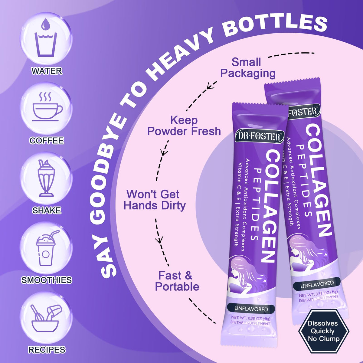 convenient collagen packets for travel