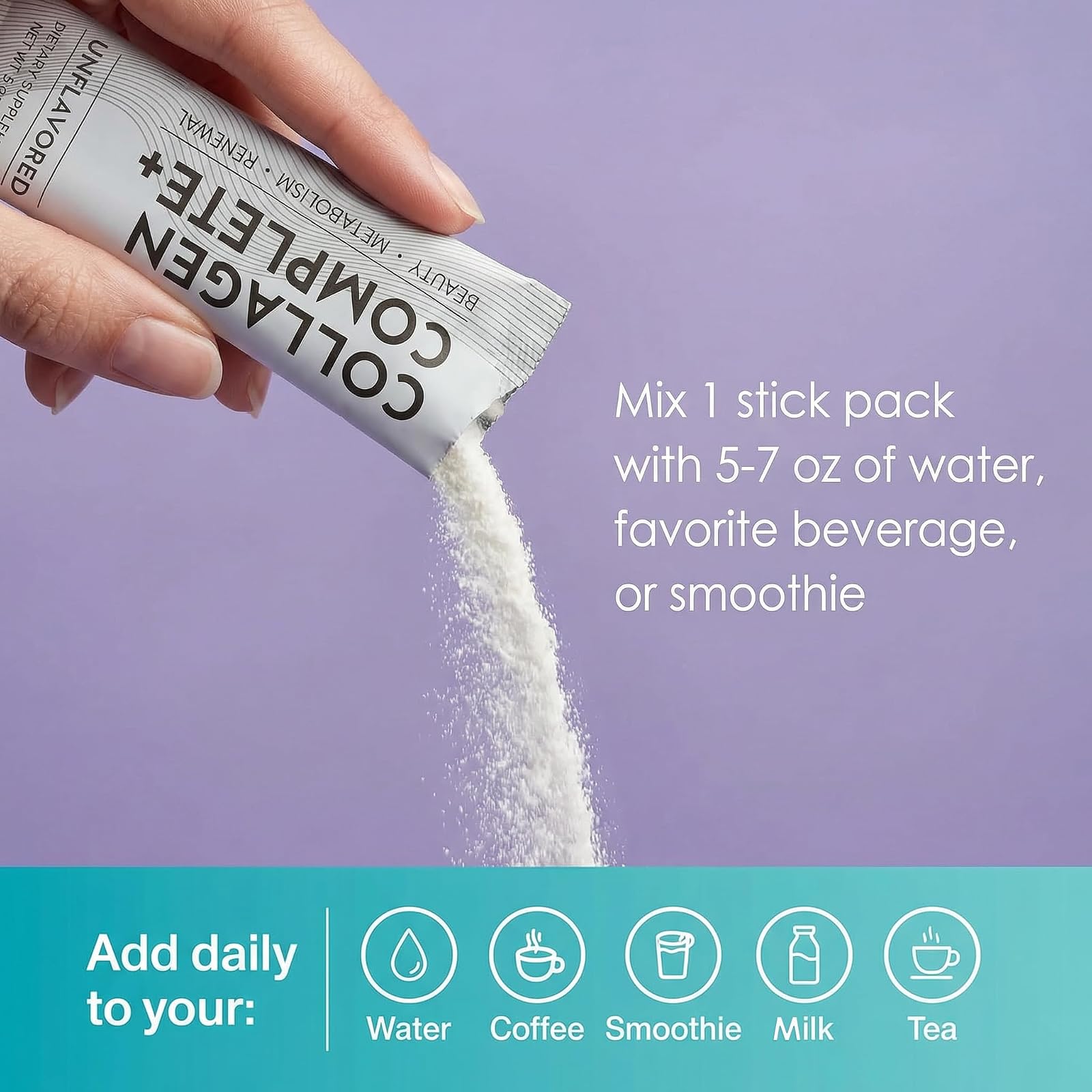 convenient collagen packets on-the-go