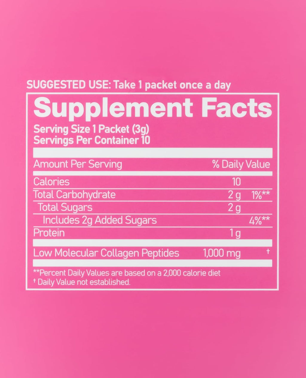 Convenient collagen powder for travel