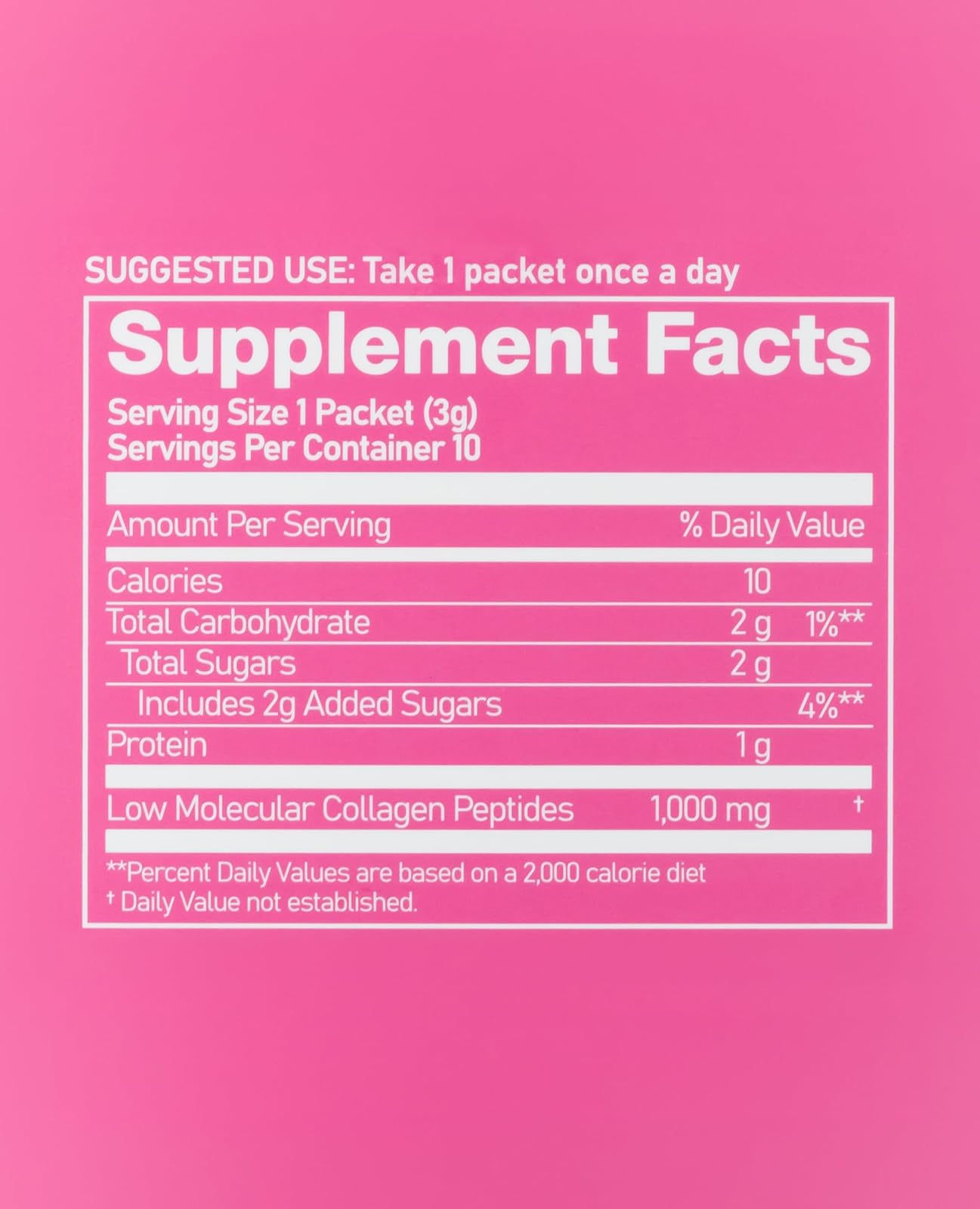 Convenient collagen powder for travel