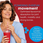 Convenient collagen sachets for travel